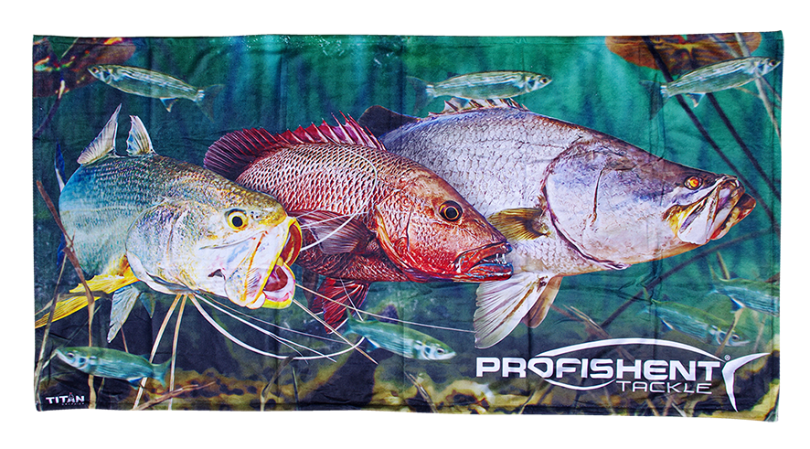 Profishent Threadfin/Barramundi/Jack Towel – Tackle World Mackay